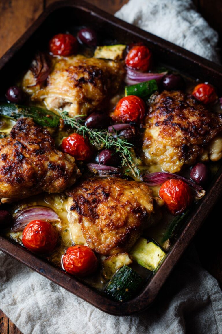 Hairy Bikers Mediterranean Chicken Tray Bake Recipe - Hairy Bikers Recipes