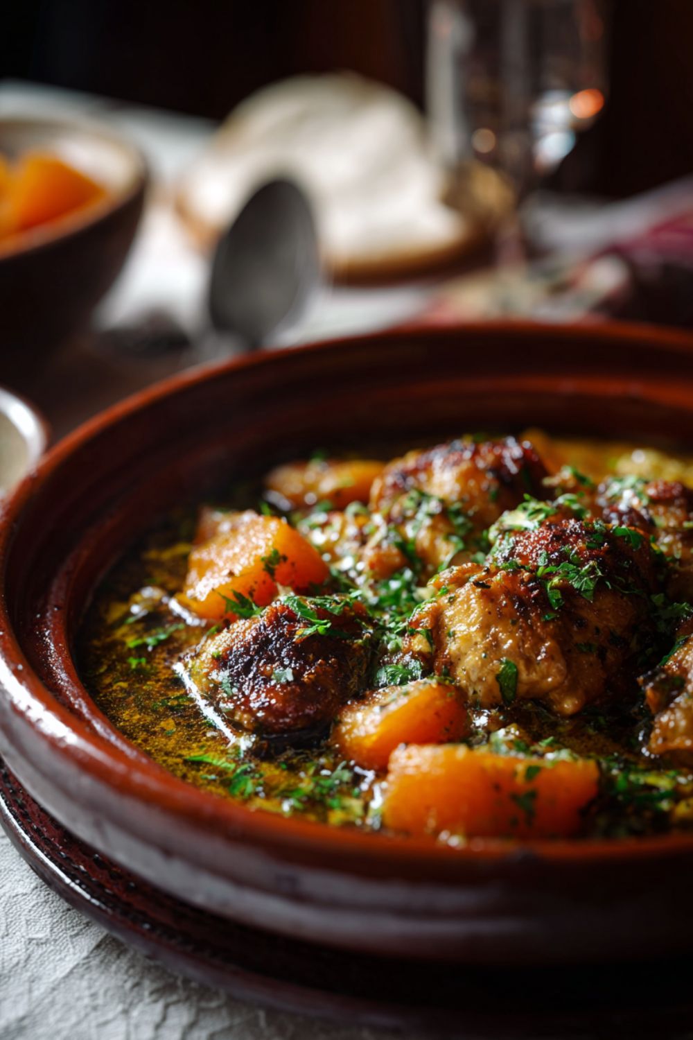 Hairy Bikers Chicken Tagine (Moroccan Spiced with Apricots)