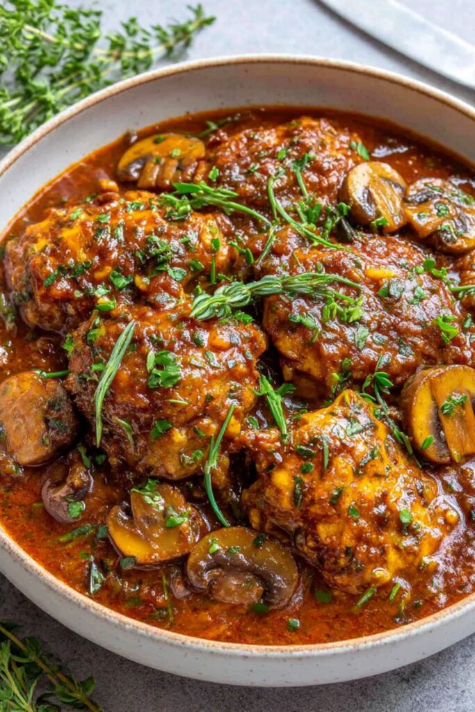 Hairy Bikers Chicken Chasseur Recipe - Hairy Bikers Recipes