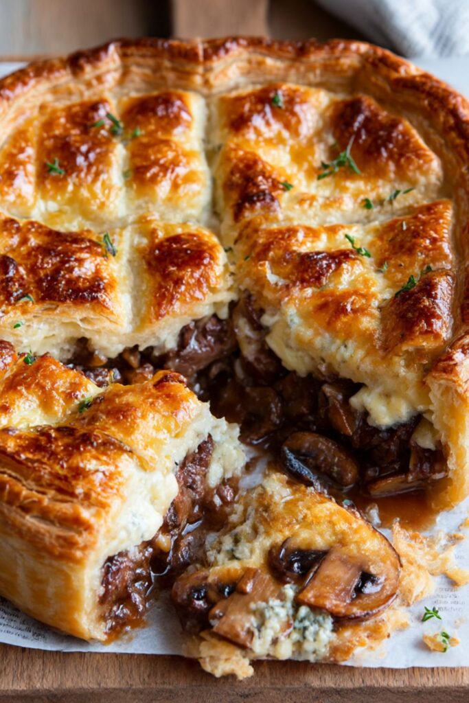 Hairy Bikers Steak and Stilton Pie Recipe (Ale Gravy)